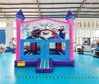 China Plato Commercial Inflatable Bouncy Castle 145kg Backyard Kids Bounce House for sale