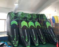 China Custom Inflatable Stand Up Paddle Board Surfboard 110kg 0.55mm PVC for sale