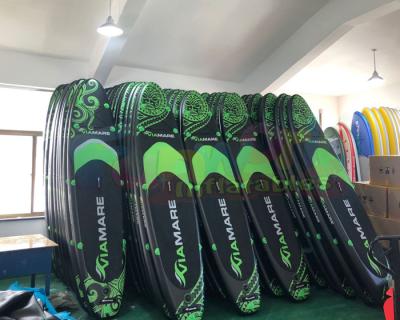 China Custom Inflatable Stand Up Paddle Board Surfboard 110kg 0.55mm PVC for sale