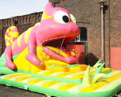 China Customized Quadruple Stitching Inflatable Bounce Slide For Festival Activity for sale