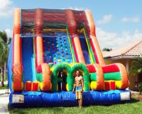China 0.55mm PVC Tarpaulin Inflatable Bounce House Slide 110kg Custom Size for sale