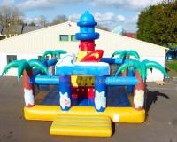 China 0.55mm PVC Inflatable Bounce House Combo For Advertisement for sale