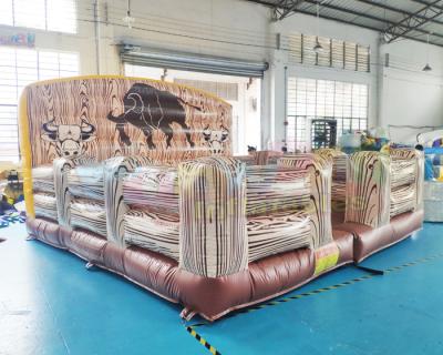 China Interactive Fighting Inflatable Sports Games Mechanical Rodeo Bull for sale