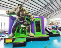 China OEM Inflatable Bounce House Combo Super Hero Bouncy Castle for sale
