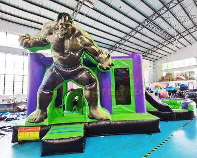 China OEM Inflatable Bounce House Combo Super Hero Bouncy Castle for sale