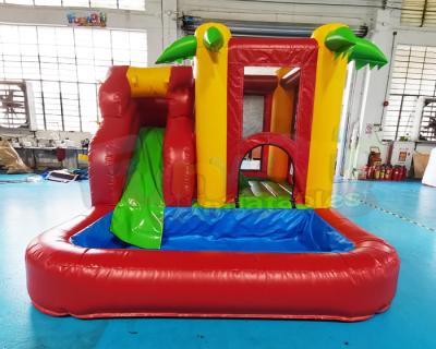China Commercial Backyard Kids Inflatable Bouncer Slide Digitial Printing Logo for sale