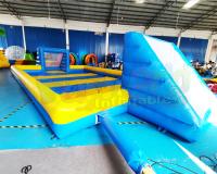 China Commercial Inflatable Soccer Field 12x6x2 Meter with CE Electric Pump and 1-Year Warranty for sale