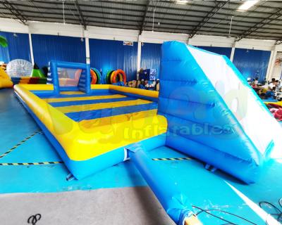 China Commercial Inflatable Soccer Field 12x6x2 Meter with CE Electric Pump and 1-Year Warranty for sale