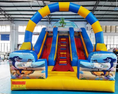 China ROHS Commercial Inflatable Slide Children Bounce House In Backyard for sale