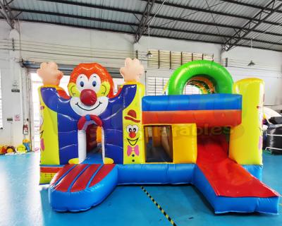 China Custom Inflatable Bouncy Castle with Slide 110kg Commercial Grade PVC Tarpaulin for Advertising for sale