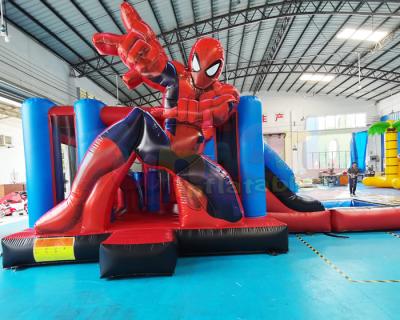 China 0.55mm PVC Commercial Inflatable Bouncer Slide Combo - 110kg Weight with CE Certification for Schools and Amusement Parks for sale