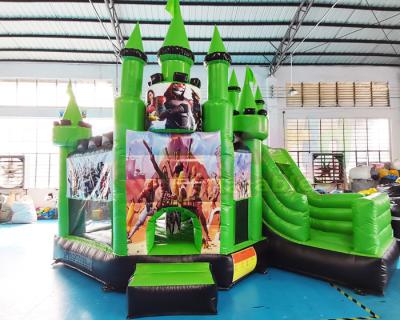 China Super Hero Jumping Castle Inflatable Bouncer Slide Combo For Hotel for sale