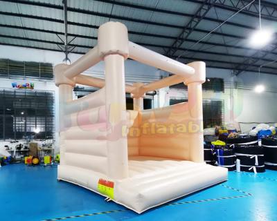 China Commercial Wedding Bounce House 145kg with 0.55mm PVC Material and Quadruple Stitching Construction for sale