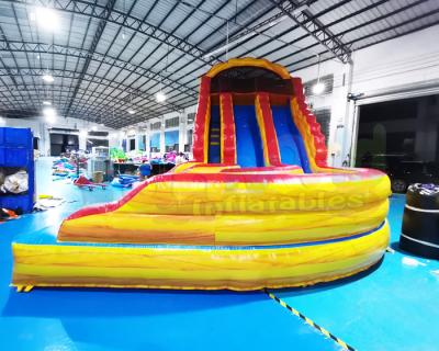China Commercial Inflatable Water Slide Bounce House 110kg PVC Jumping Castle for Adults for sale