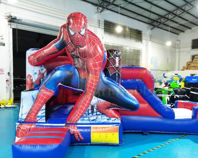 China 1000D Superhero Bounce House Combo - 110 KG Commercial Inflatable Jumping Castle with CE Certification for sale