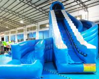 China 0.55mm PVC Commercial Inflatable Water Slide with 110KG Weight and CE Certification for Outdoor Entertainment for sale