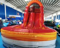 China Commercial Inflatable Water Slide Bouncer 110kg PVC for Kindergarten Backyard for sale