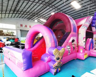 China Commercial 1000D PVC Bounce House Combo Inflatable Playground for Kids 110kg for sale