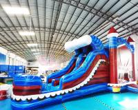 China Commercial Inflatable Bouncy Castle Combo Bouncer 0.55mm PVC for Festival Activity for sale