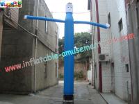 China Blue Rip-Stop Nylon Air Dancer Advertising Inflatable - 4 to 8 Meter Height with CE/UL Blower for sale