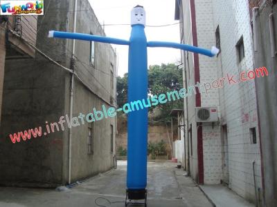 China Blue Rip-Stop Nylon Air Dancer Advertising Inflatable - 4 to 8 Meter Height with CE/UL Blower for sale