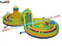 China Commercial Inflatable Amusement Park 20x10x5.5 Meters with Fire Retardant PVC for Outdoor Children Entertainment for sale