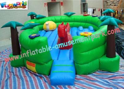China Custom Outdoor Kids Inflatable Amusement Park Equipment 7x5x2.5 Meters with Digital Printing and CE/UL Blower for sale