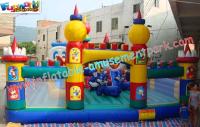 China OEM Safety Inflatable Amusement Park Play Structure 14x7x5 Meters with 350KG Capacity and CE/UL Certified Blower for sale