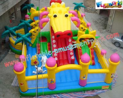 China Custom Commercial Inflatable Water Park for Kids 0.55mm PVC 12x8x5m for sale