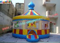 China Custom Outdoor Adult Inflatable Large PVC Tarpaulin Commercial Bouncy Castle 6x6x6m for sale