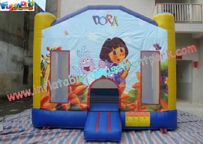 China Commercial Inflatable Bouncy Castle 4m x 4m Kids Outdoor Moonwalk Jumping Castle for Hire for sale