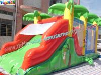 China Custom Large Inflatable Bouncer Slide 6Lx4Wx4H Meter PVC Tarpaulin Commercial Grade for sale
