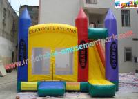China Outside Kids Party Inflatable Bouncer Slide Durable With Beautiful Printing for sale