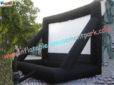 China Commercial 0.55mm PVC Inflatable Projection Screen 7x4.5x5 Meters Outdoor Movie Display with CE/UL Blower for sale