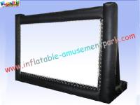 China 9.5x7 Meter Tabletop Inflatable Outdoor Movie Screen with 0.55mm PVC Material and CE/UL Blower for sale