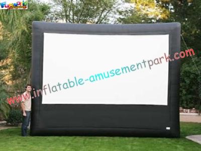 China Commercial Inflatable Movie Screen 5.5x4.8 Meters with 0.55mm PVC Material for Outdoor Projection Events for sale