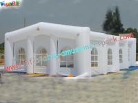 China PVC Tarpaulin Inflatable Party Tent 20x10x6m White Wedding Marquee for sale