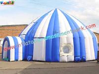 China Outdoor 10M Inflatable Party Tent Airtight Dome with Thick D Anchor Point for sale