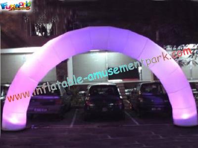 China Custom Outdoor LED Inflatable Arch Lighting Decoration - 3 Meter Height with PVC Coated Nylon Material for sale