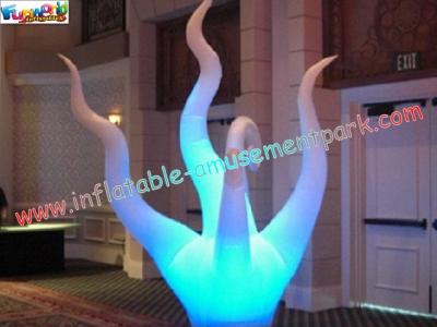 China Outdoor Multicolor LED Changing Inflatable Lighting Decoration 3 Meter Height with CE/UL Blower for Parties and Events for sale
