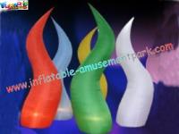 China 3 Meter Custom Inflatable LED Lighting Decoration Cone with CE/UL Blower for Party Events for sale