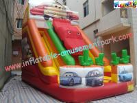China Commercial Inflatable Slip and Slide Combo 7m x 4m x 6m for Family Fun Rental for sale