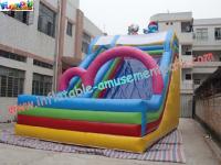 China Commercial Grade 0.55mm PVC Tarpaulin Inflatable Slide 10x6x7.2m for Children for sale