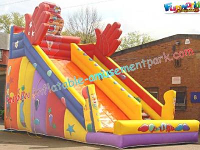 China Commercial Inflatable Slide 8x4x6m PVC Tarpaulin Durable Safety for Rent Resale for sale