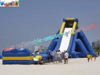 China Commercial Inflatable Slide 55L x 15W x 12H Meter 0.55mm PVC Tarpaulin for Rentals for sale