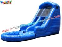 China Commercial 0.55mm PVC Tarpaulin Double Inflatable Water Slide 8x4x5m for Kids for sale