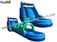 China Commercial Inflatable Water Slide 18m PVC Tarpaulin for Kids Outdoor Backyard Rental for sale