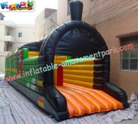 China Commercial Grade Inflatable Tunnel 15x3x4 Meters - Outdoor Obstacle Course with Fire-Retardant PVC Material for sale