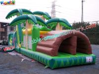China 12x3x5 Meter Commercial Inflatable Obstacle Course with 175KG Weight - Fire Retardant PVC for Rental & Home Use for sale