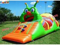 China Custom Commercial Inflatable Obstacle Course 18x2.8x3 Meters with Fire-Retardant PVC for Kids & Adults for sale